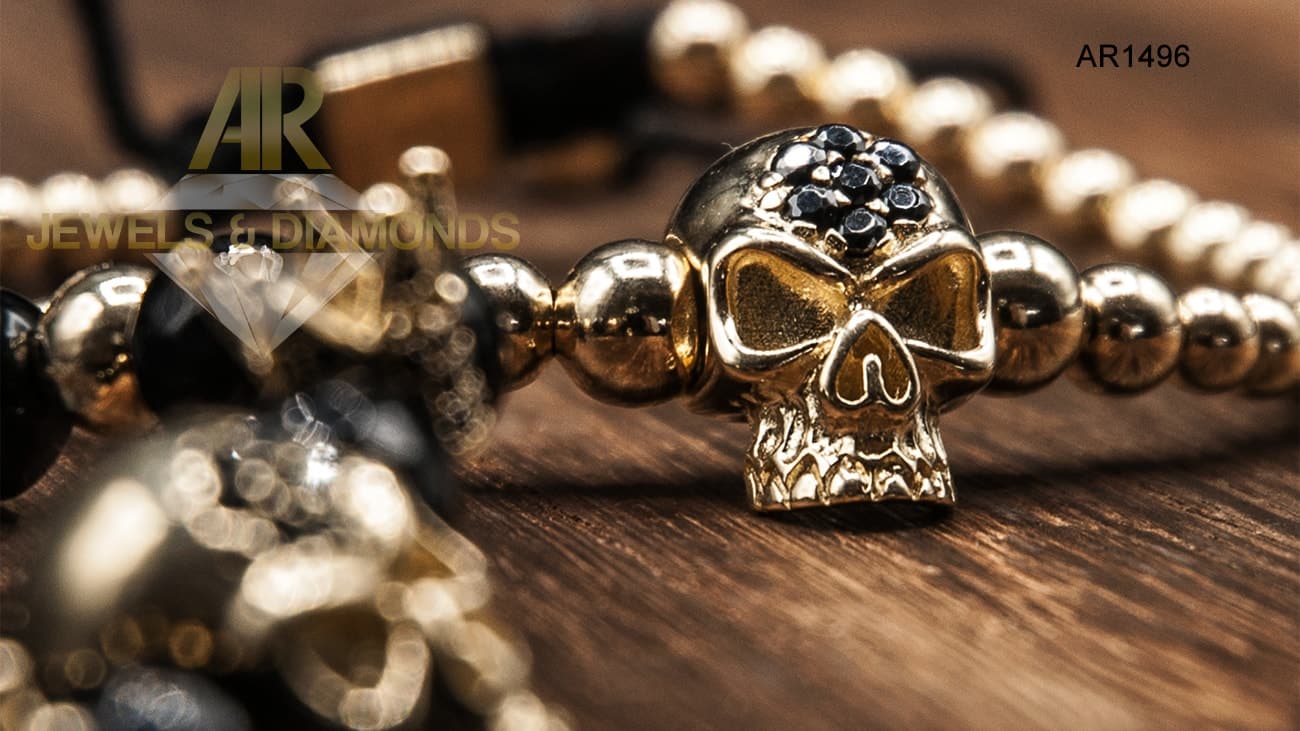 Bratara Aur 14K SKULL COLLECTION 11.22gr [AR1496] - Bijuterii Aur