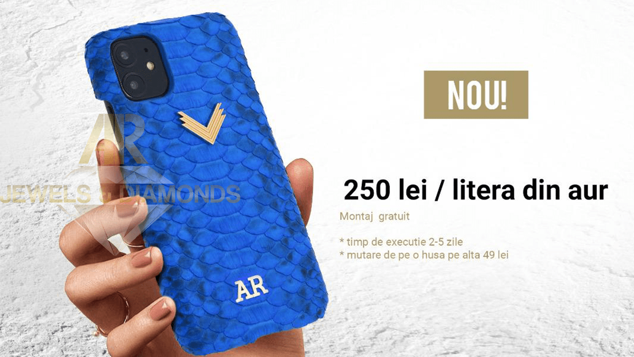 Huse Luxury iPhone - Bijuterii Aur