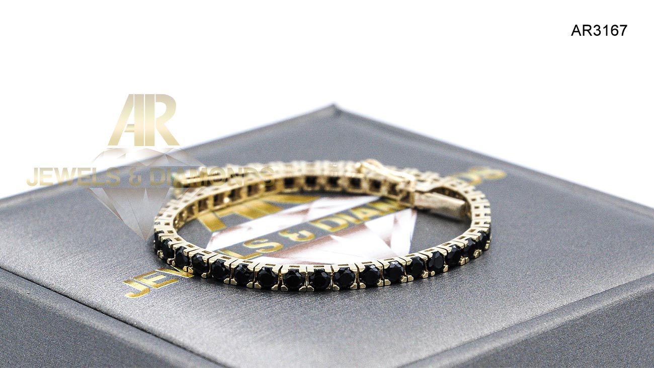 Bratara Tennis Aur 14K 8.37gr 17CM [AR3167] - Bijuterii Aur